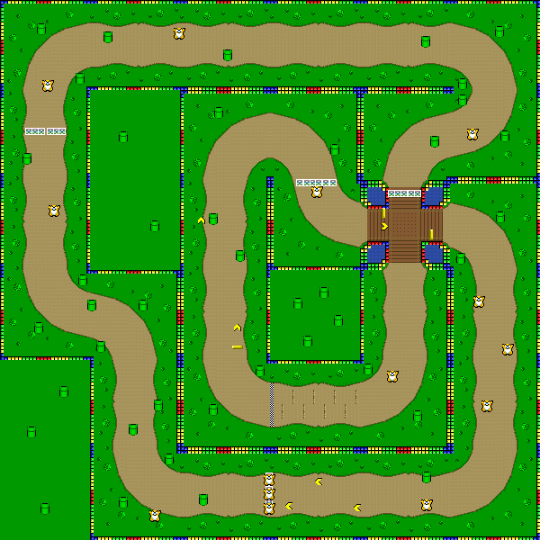 Donut Plains: Custom - Mario Kart PC