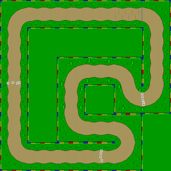 Donut plains 4 - Mario Kart PC