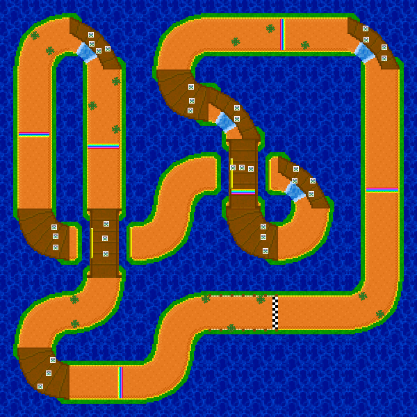 Yoshi Falls II - Mario Kart PC