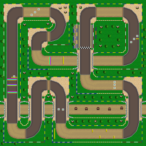 Luigi Raceway - Mario Kart PC