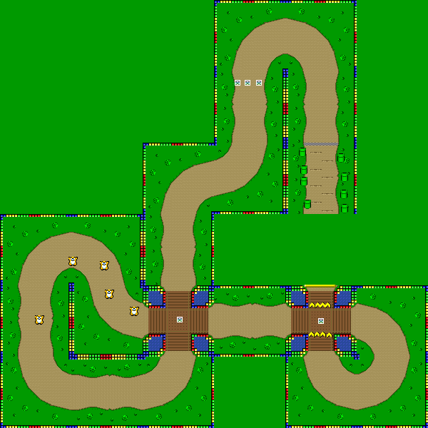 Forest raceway - Mario Kart PC