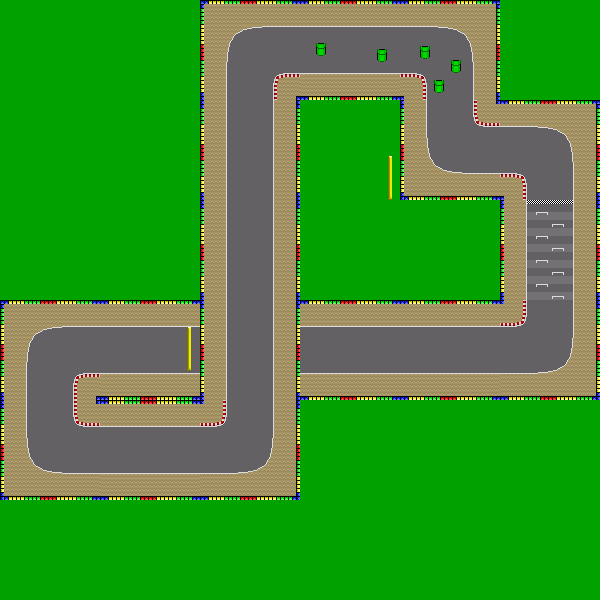 Snes mario circuit 2 - Mario Kart PC