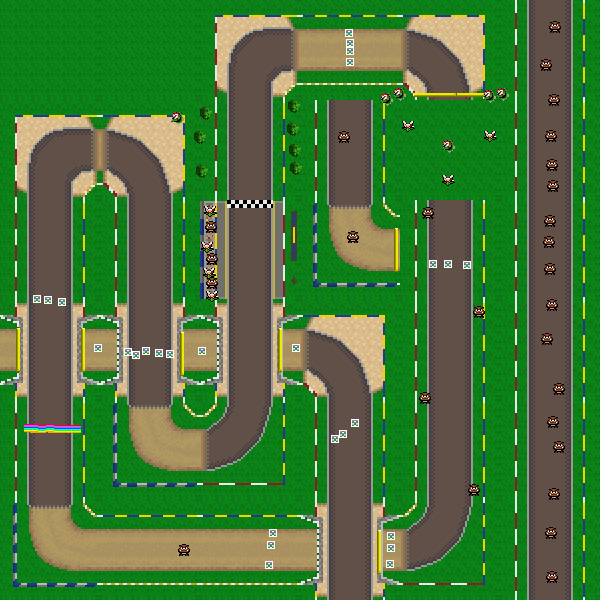 Bowser Stadium - Mario Kart PC