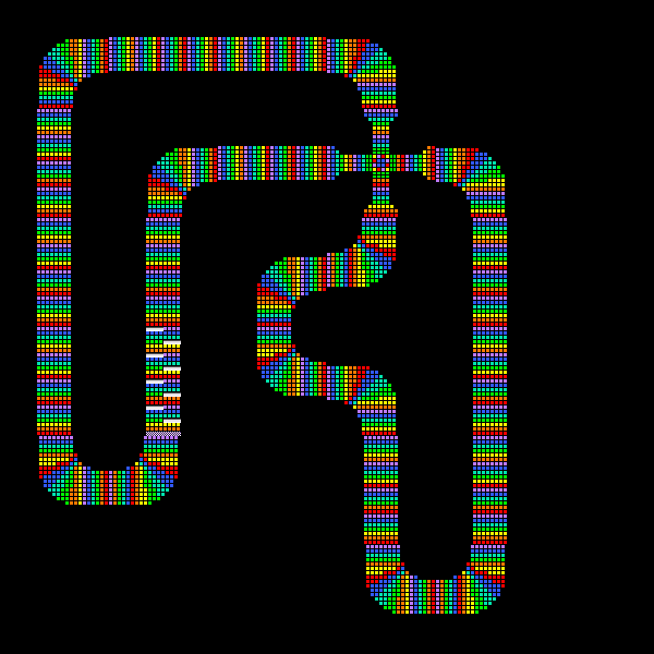 The Rainbow track - Mario Kart PC