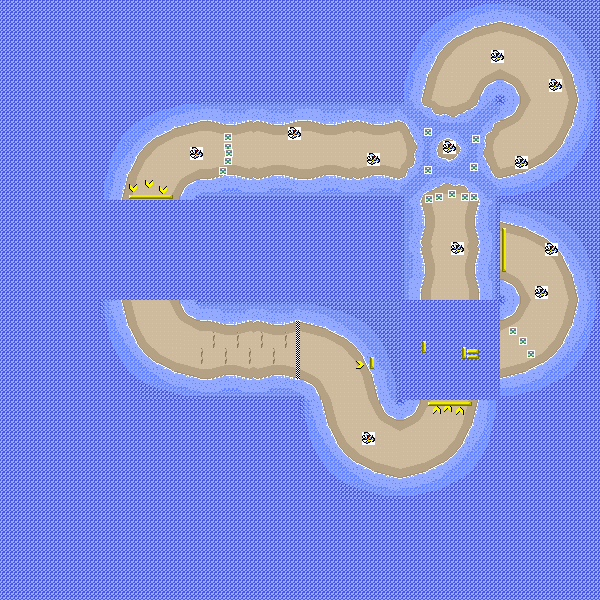 SNES Koopa beach 3 - Mario Kart PC