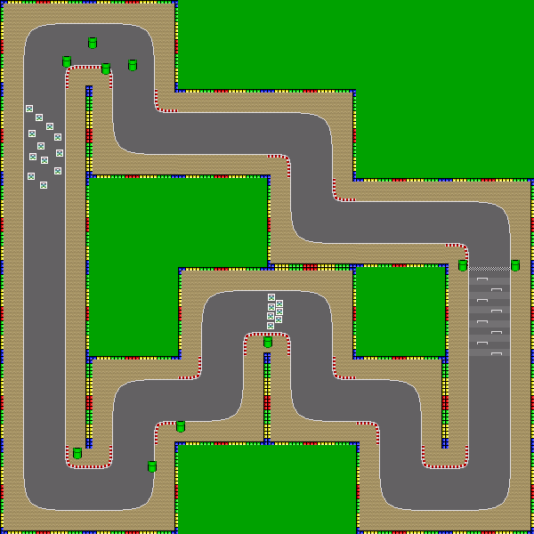 Snes Mario Circuit 1 - Mario Kart PC