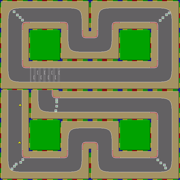 SNES Mario Circuit 3-1 - Mario Kart PC