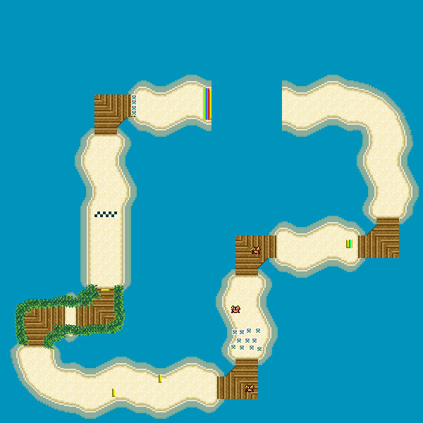 DS Cheep Cheep Beach - Mario Kart PC