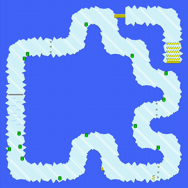 Snow Land: Snes Vanilla Lake 2 Version - Mario Kart PC