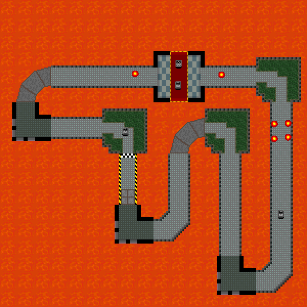 bowsers small lava pool - Mario Kart PC