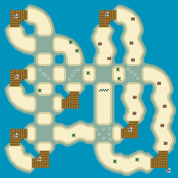 DS Cheep Cheep Beach 2 - Mario Kart PC