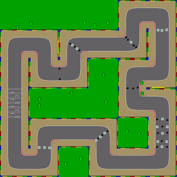 Yoshi Raceway - Mario Kart PC