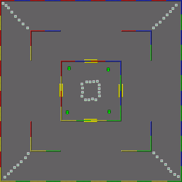 SNES Battle Course 1 - Mario Kart PC