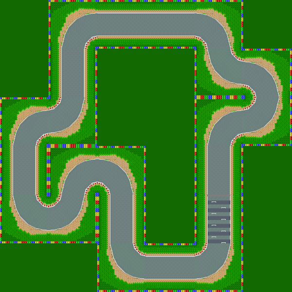 Drift-Turn Curcuit - Mario Kart PC