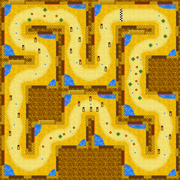 dry dry desert - Mario Kart PC