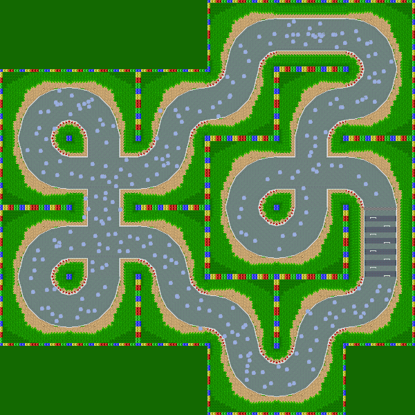 Wet course - Mario Kart PC