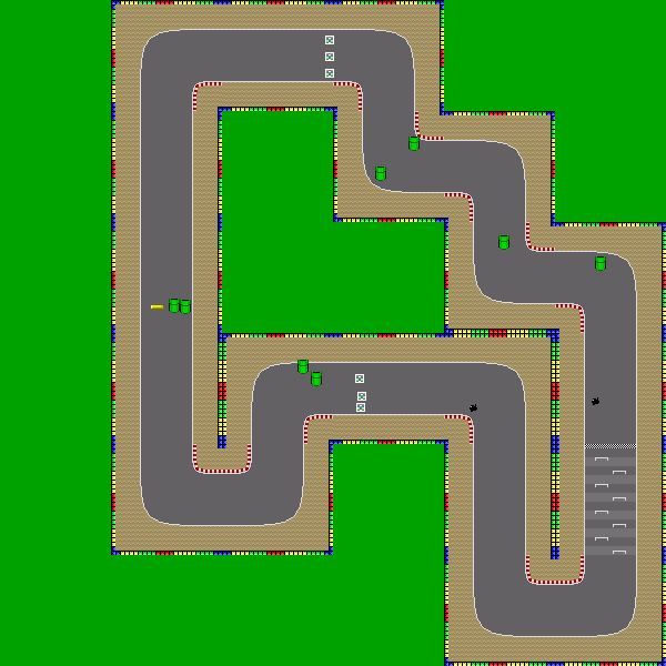 SNES Mario circuit 1 - Mario Kart PC