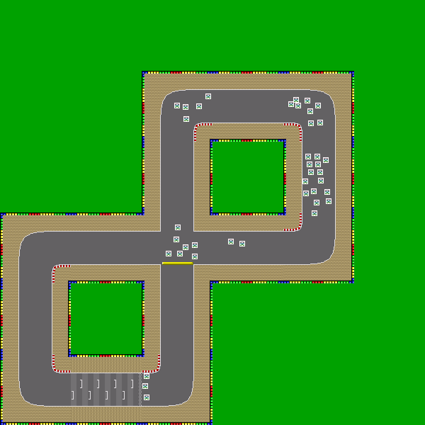 Figure 8 circuit - Mario Kart PC