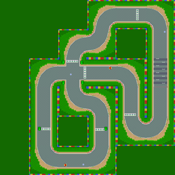 Sponsored speedway - Mario Kart PC