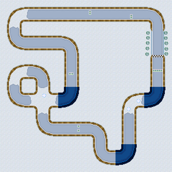 Snow Track - Mario Kart PC