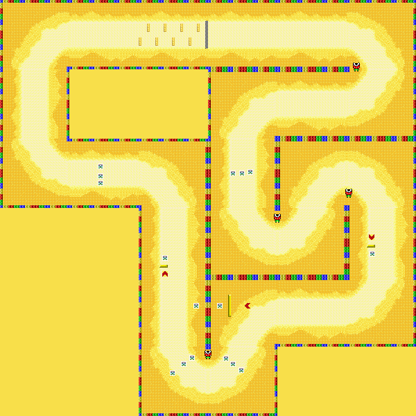 Sportland Yoshi Desert - Mario Kart PC