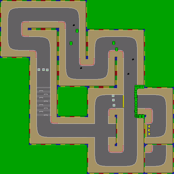 Peach Circuit 1 - Mario Kart PC
