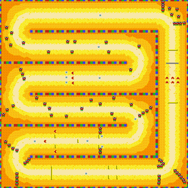 Cheese Chomp circuit - Mario Kart PC