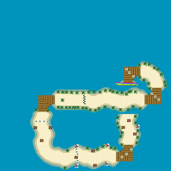 Princess Peach Beach - Mario Kart PC