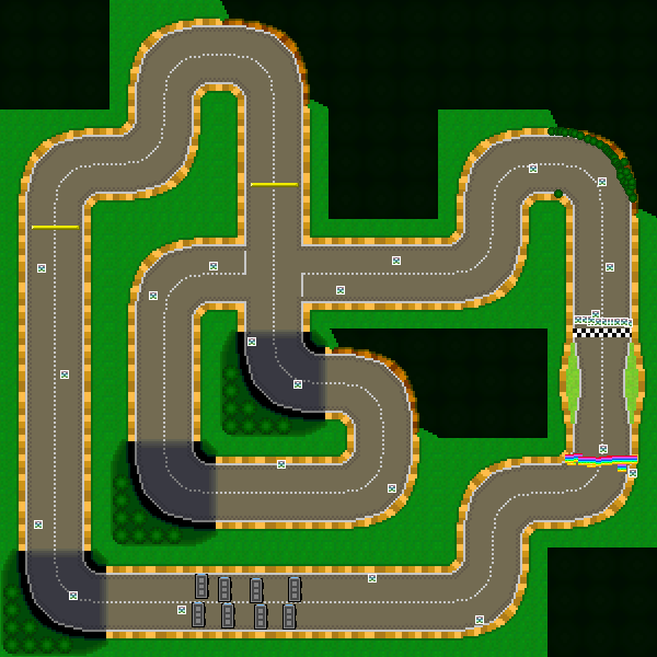 circuit ghost - Mario Kart PC