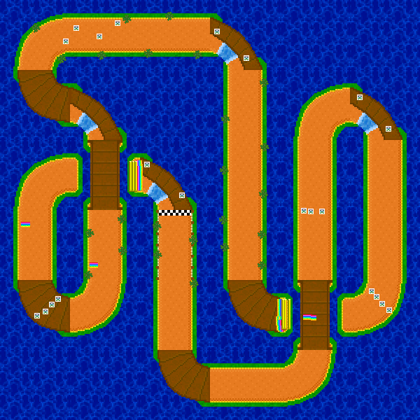 Yoshi Falls - Mario Kart PC