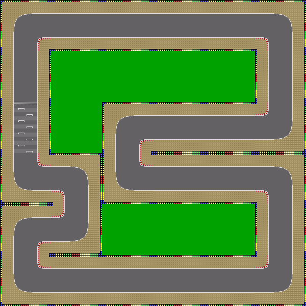 SNES Mario Circuit 2 - Mario Kart PC