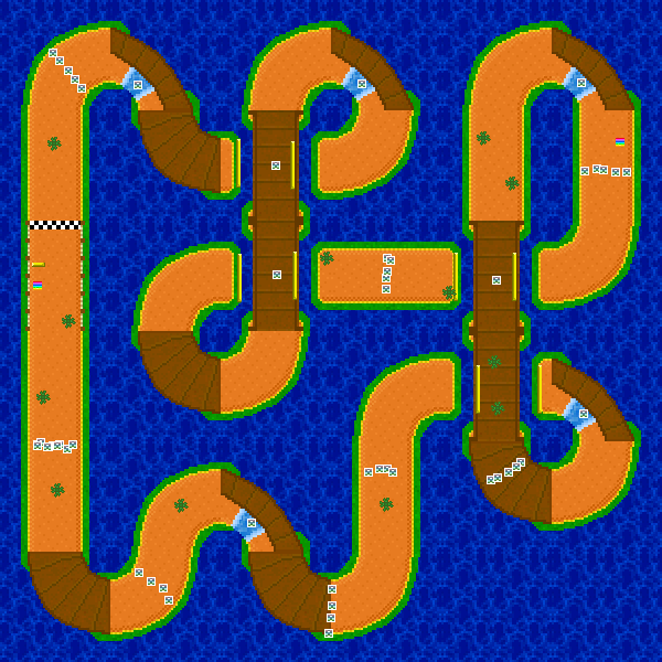 yoshi longest falls - Mario Kart PC