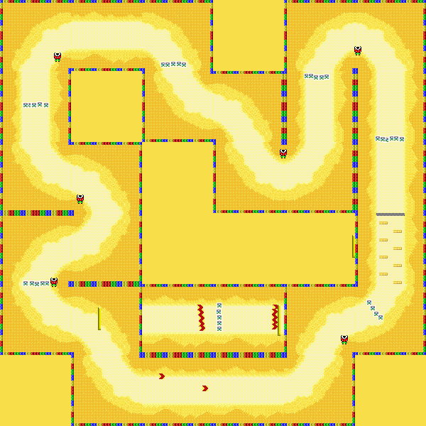 yoshi desert - Mario Kart PC