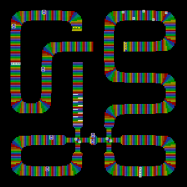 Retro Rainbow Road - Mario Kart PC