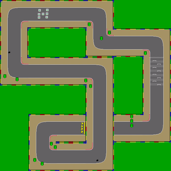 SNES Mario Circuit 2 - Mario Kart PC