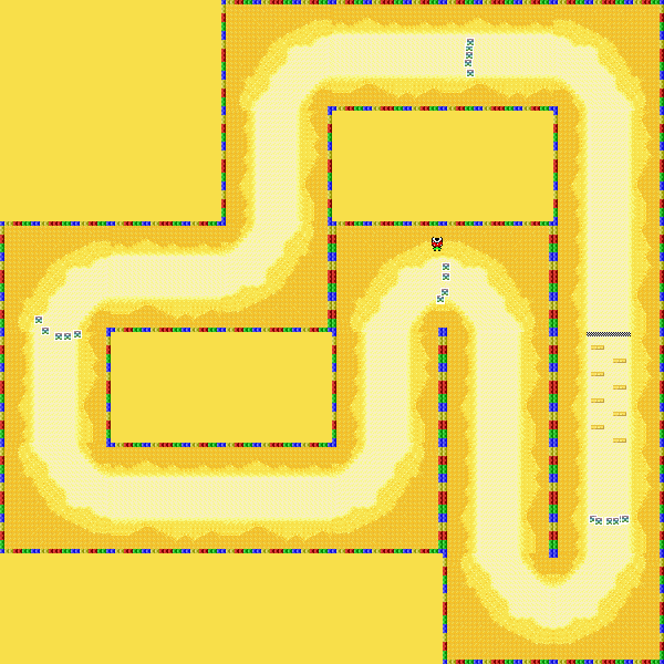 Yoshi Desert - Mario Kart PC