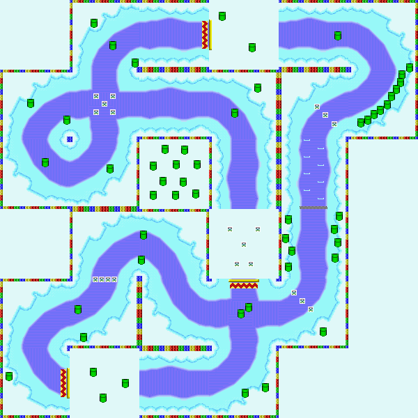 Frozen pipeyard - Mario Kart PC