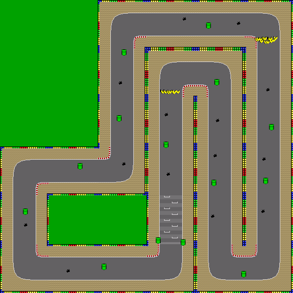 CT Oil-Rig Sprint - Mario Kart PC