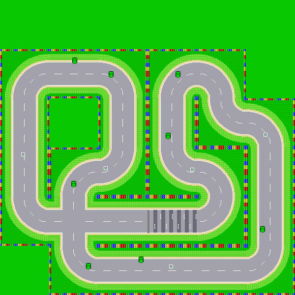 Mario's Highway Road - Mario Kart PC