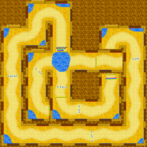 DKR 2 tornado scaredcolds: desert lake - Mario Kart PC