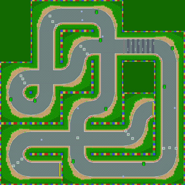 DKR 2 paris doomland: rainstorm village - Mario Kart PC