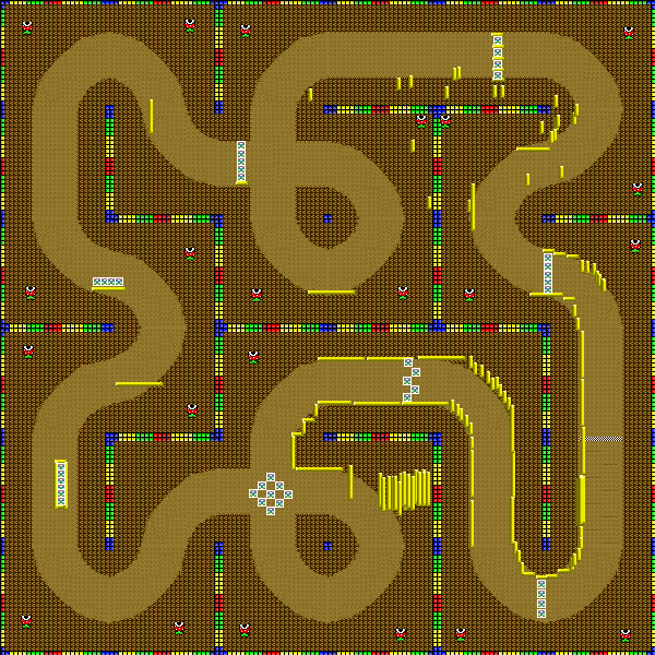 regular chocolate track - Mario Kart PC