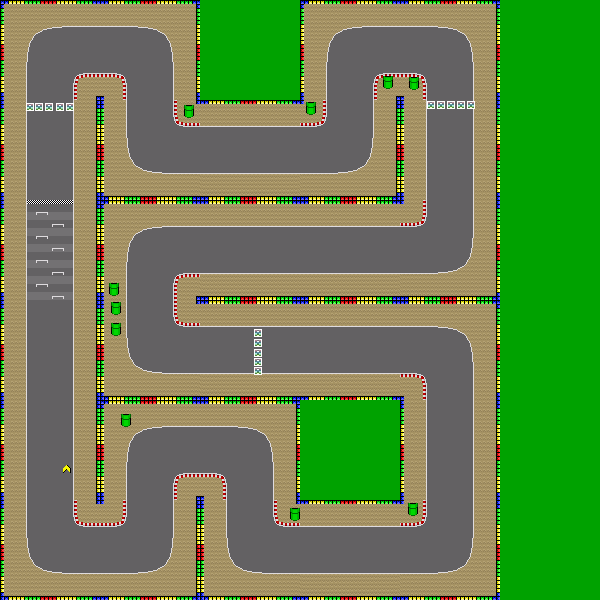 SNES Mario circuit 3 - Mario Kart PC