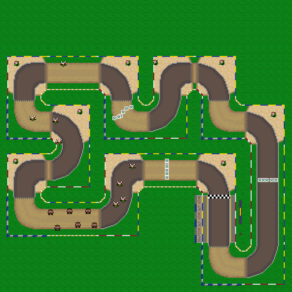 Emerald Hills - Mario Kart PC