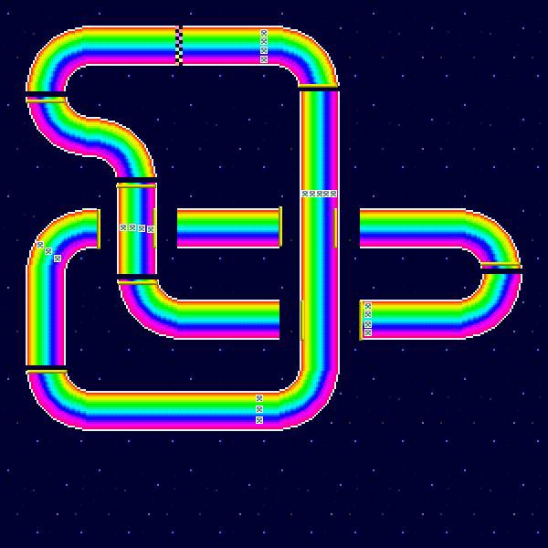 Rainbow Speedway - Mario Kart PC