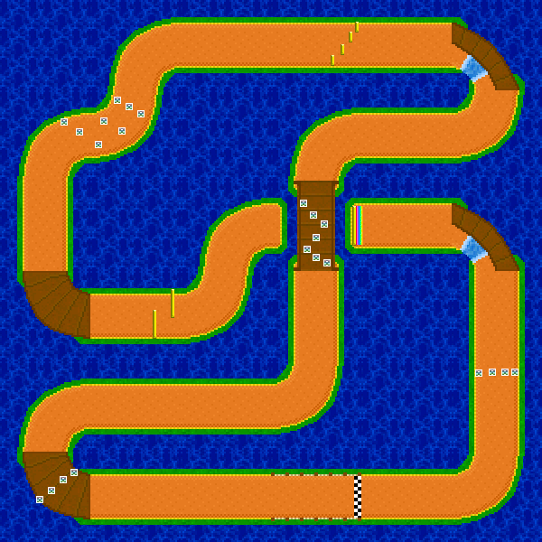 Yoshi Falls RMX - Mario Kart PC