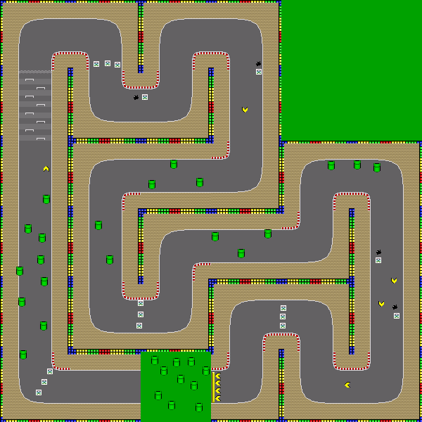 SNES Mario circuit 1 2 3 4 - Mario Kart PC