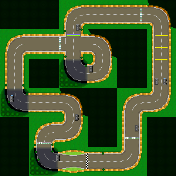 Mountainside Highway - Mario Kart PC