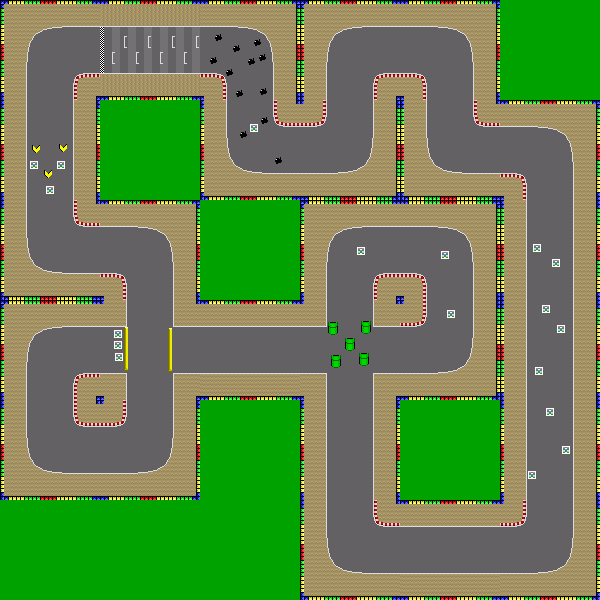 Oily Crossroad - Mario Kart PC