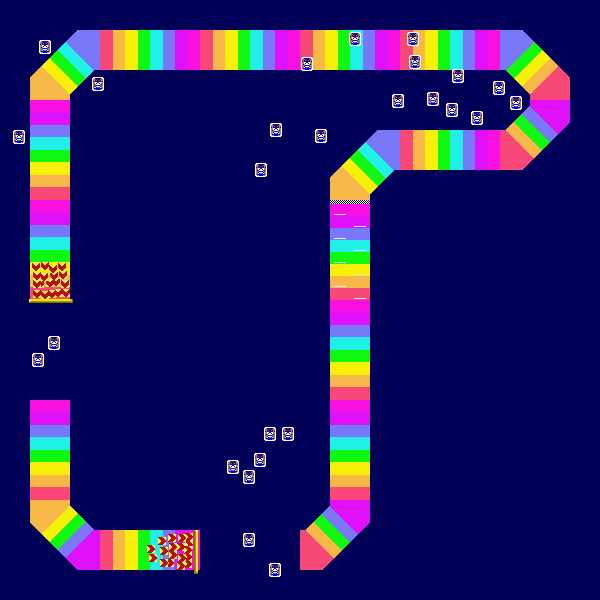 Retro Rainbow Road - Mario Kart PC